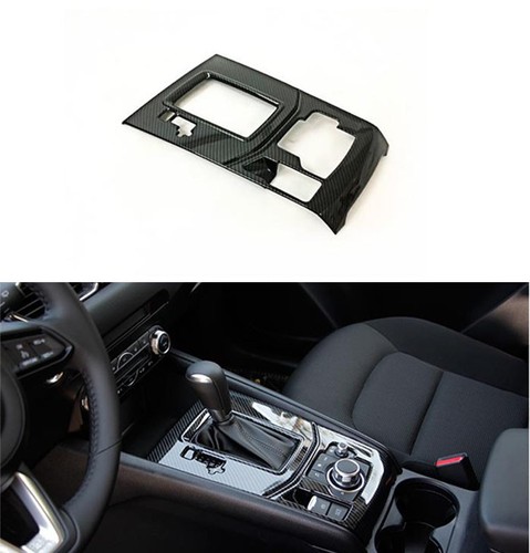 For Mazda CX-5 2017-2021 Carbon fiber Interior Gear Shift Frame Cover ...