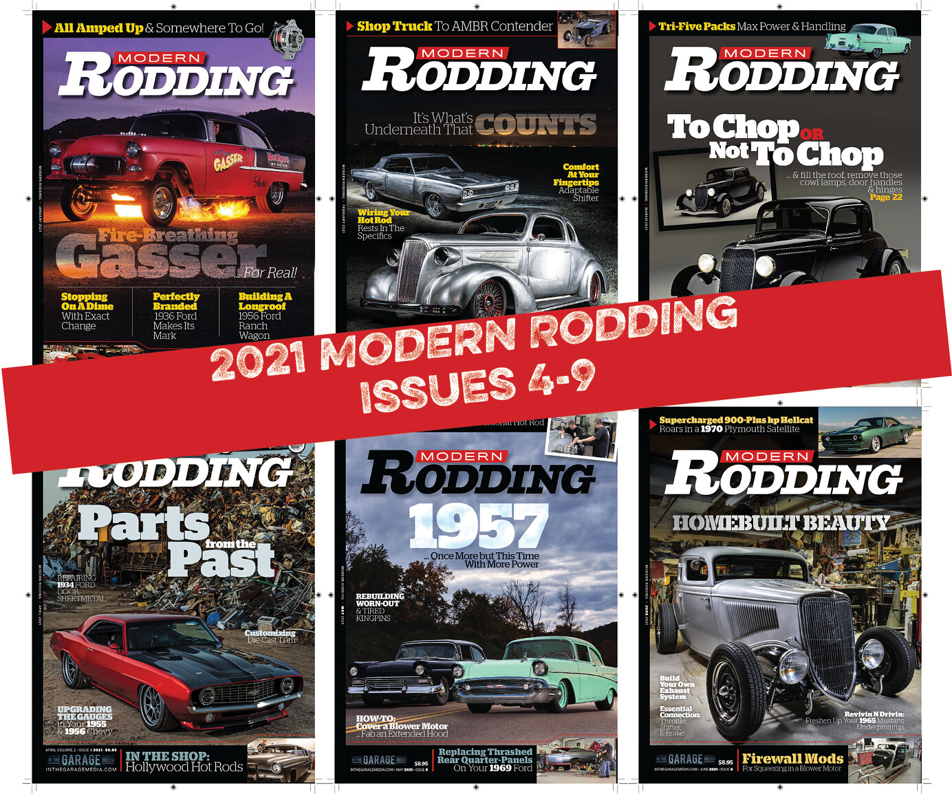 Modern Rodding Magazine January - June 2021 Magazine Pack of 6 issues ...