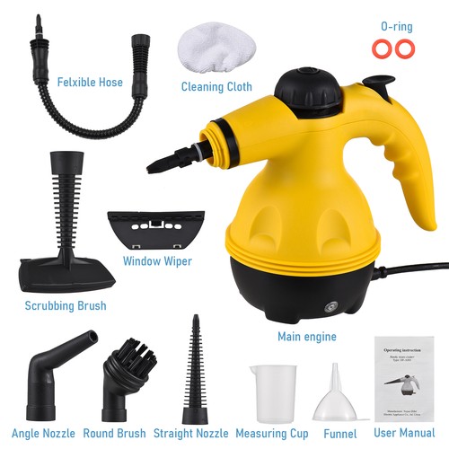 Handheld Steam Cleaner 1000W Portable for Kitchen Sofa Bathroom Car ...