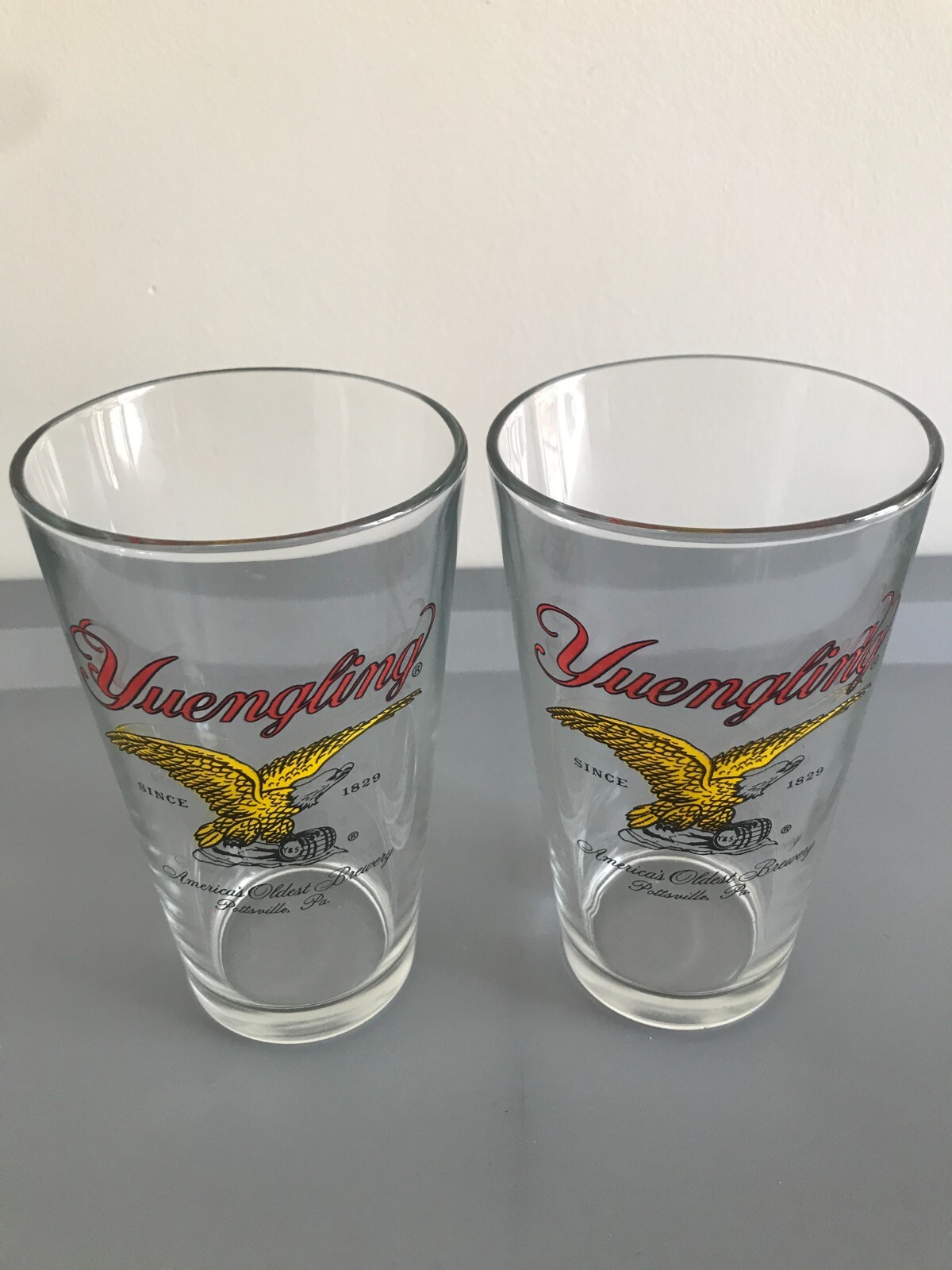 Yuengling Lager Beer Glass 16 oz | Set of 2 | eBay