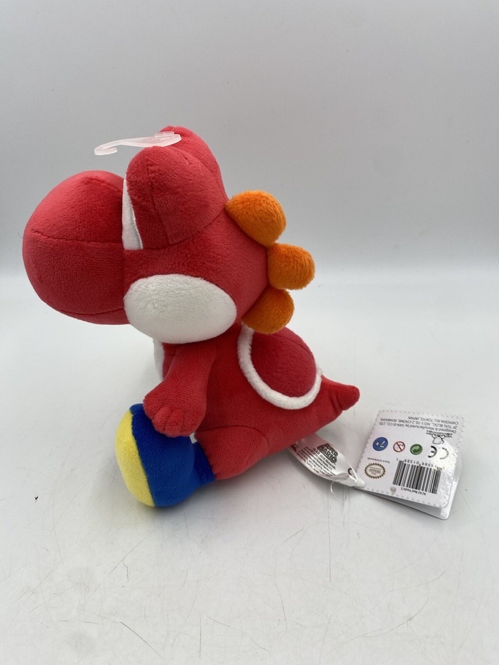 Nintendo Super Mario 8" Red Yoshi Plush 2018 Nintendo AllStar Collection | eBay