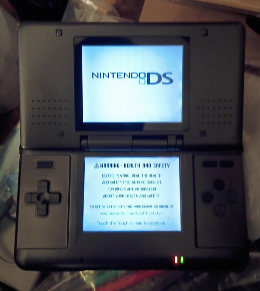 Nintendo DS - Black (NTR-001) Complete In Box - Open Box | eBay