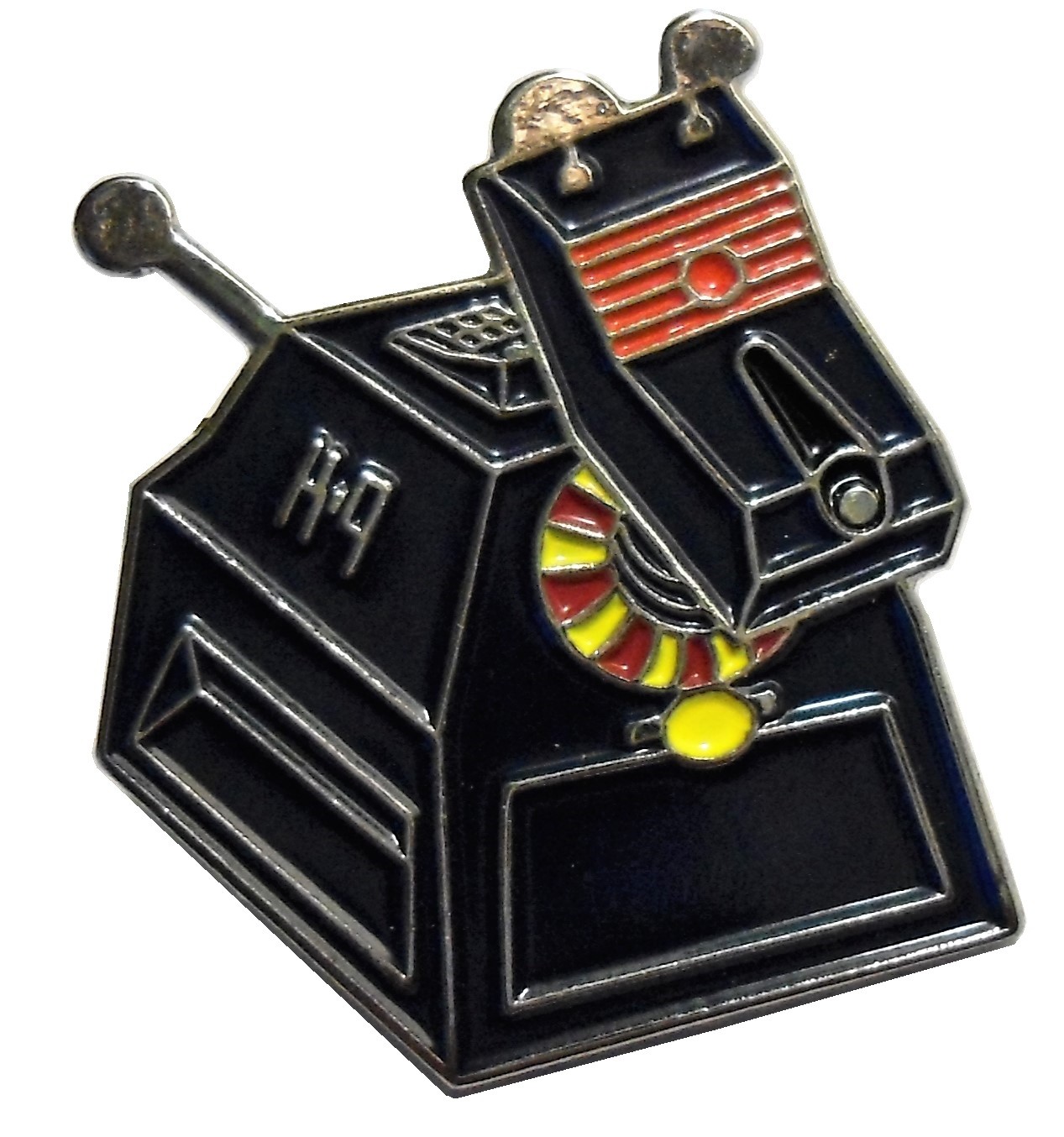 Doctor Who K9 Robot Dog Cyberman & Tardis Set of Enamel Badges Dr Sci ...