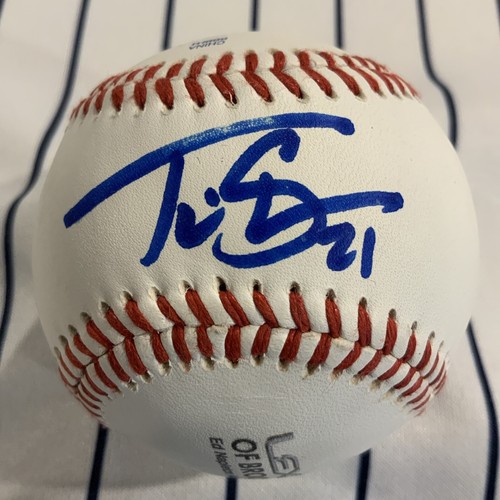 Milwaukee Brewers Travis Shaw signed dealership appearance Logo ball ...
