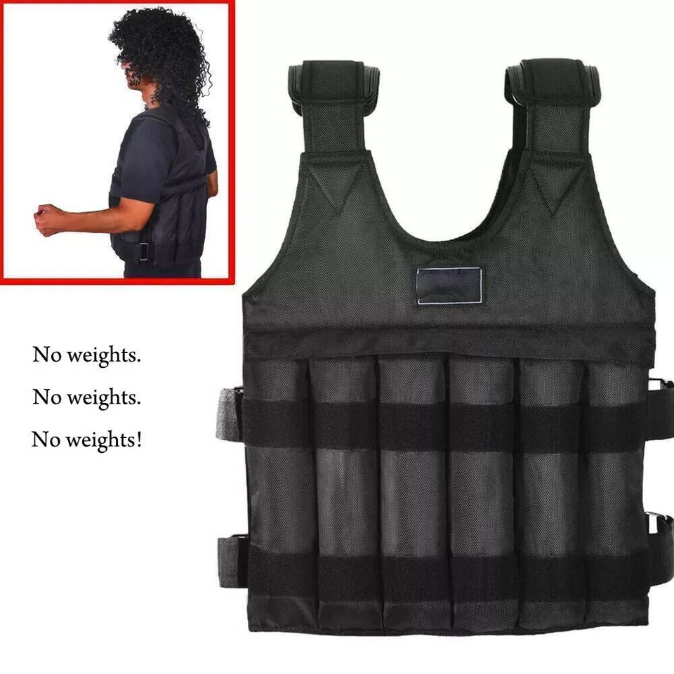 Exercise Training Workout Weighted Vest For Women Men Adjustable Weight ...