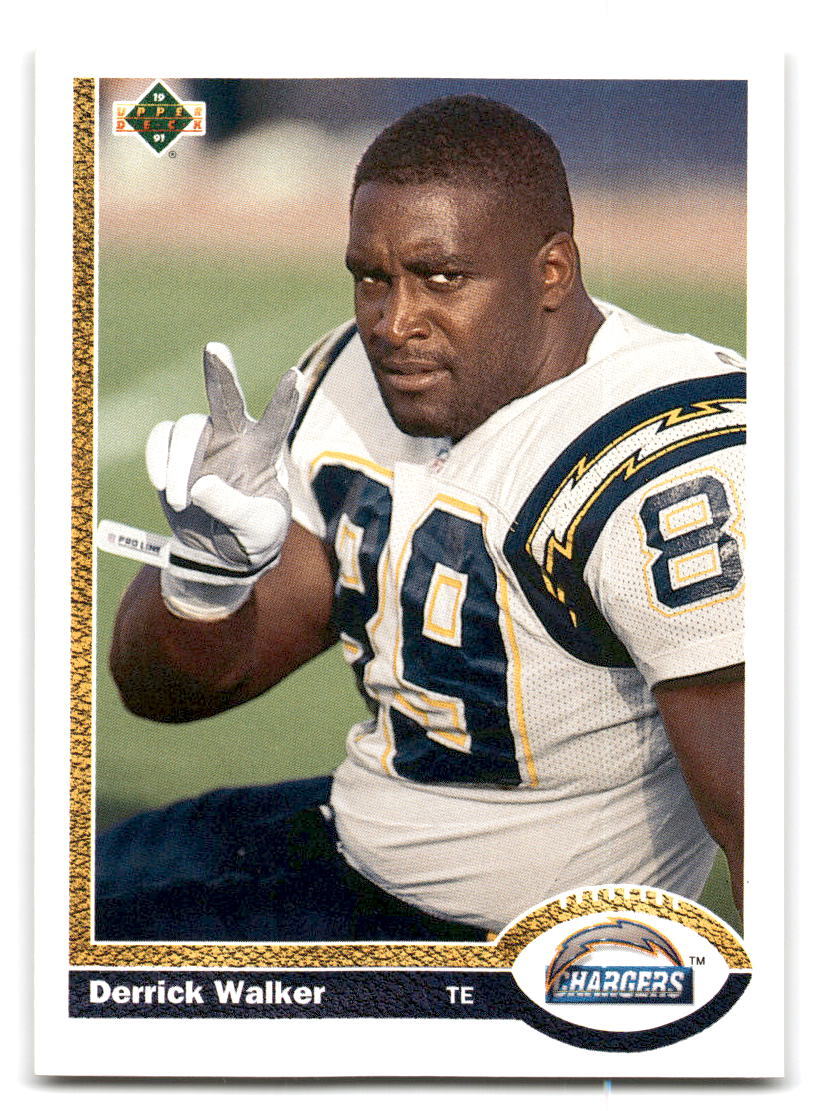 Derrick Walker 1991 Upper Deck #597 San Diego Chargers FOOTBALL | eBay
