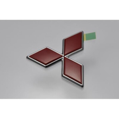 JDM OEM MITSUBISHI Eclipse 1G 2G 3G E-D22A D27A Red Front Emblem Budge ...