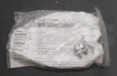 SEALED NEW ROTORK RCK 3/16 SAFETY CABLE KIT | eBay