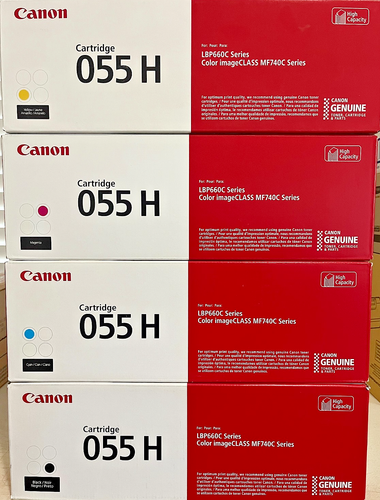 Canon 055H Complete CMYK Toner Set Canon ImageCLASS LBP664Cdw NEW | eBay