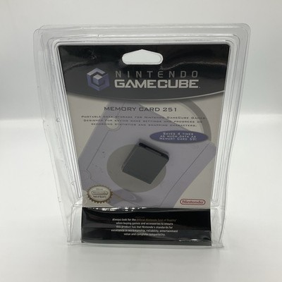 Nintendo GameCube Memory Card 251 Blocks OEM New ~ Sealed Package ...