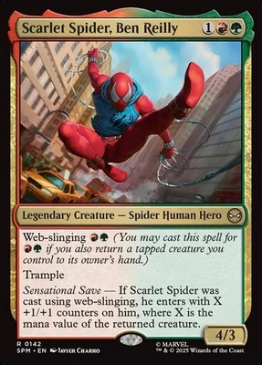 MTG Scarlet Spider, Ben Reilly (142/314) Marvel's Spider-Man LP | eBay