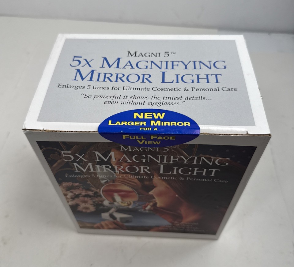 Vintage Floxite Magni 5 - 5x Magnifying Mirror Light | eBay