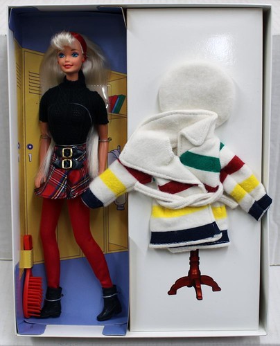 1996 Mattel Barbie The Bay School Spirit Doll Hudson's Bay Coat No ...