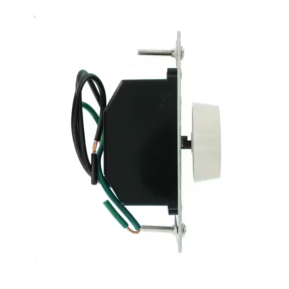Trimatron 600-Watt Single-Pole Universal Rotary Dimmer White/Light ...