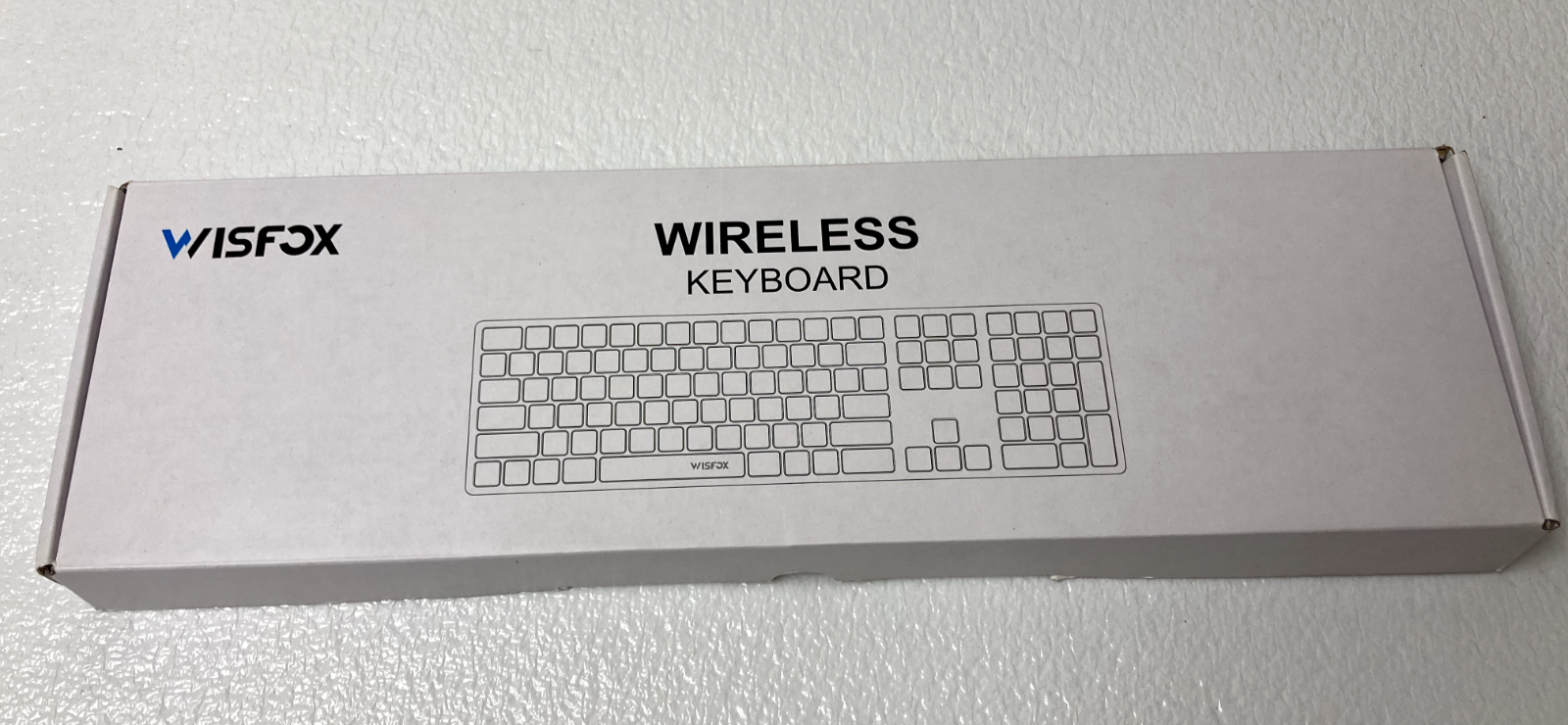 WisFox 2.4GHz Wireless Keyboard Lag-Free Ultra Slim Keyboard for ...