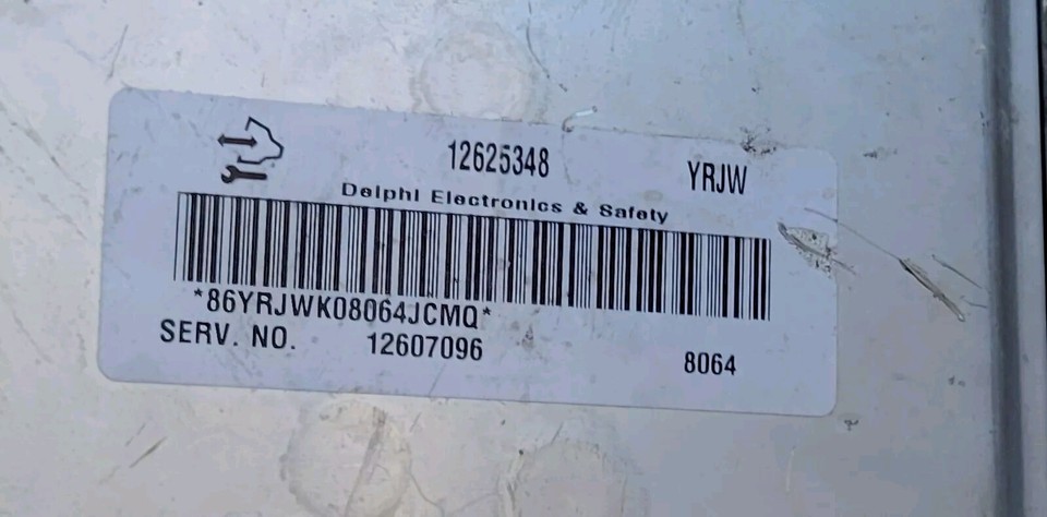 2007 - 2009 E67 Engine Computer 12607096 ECM PCM | eBay