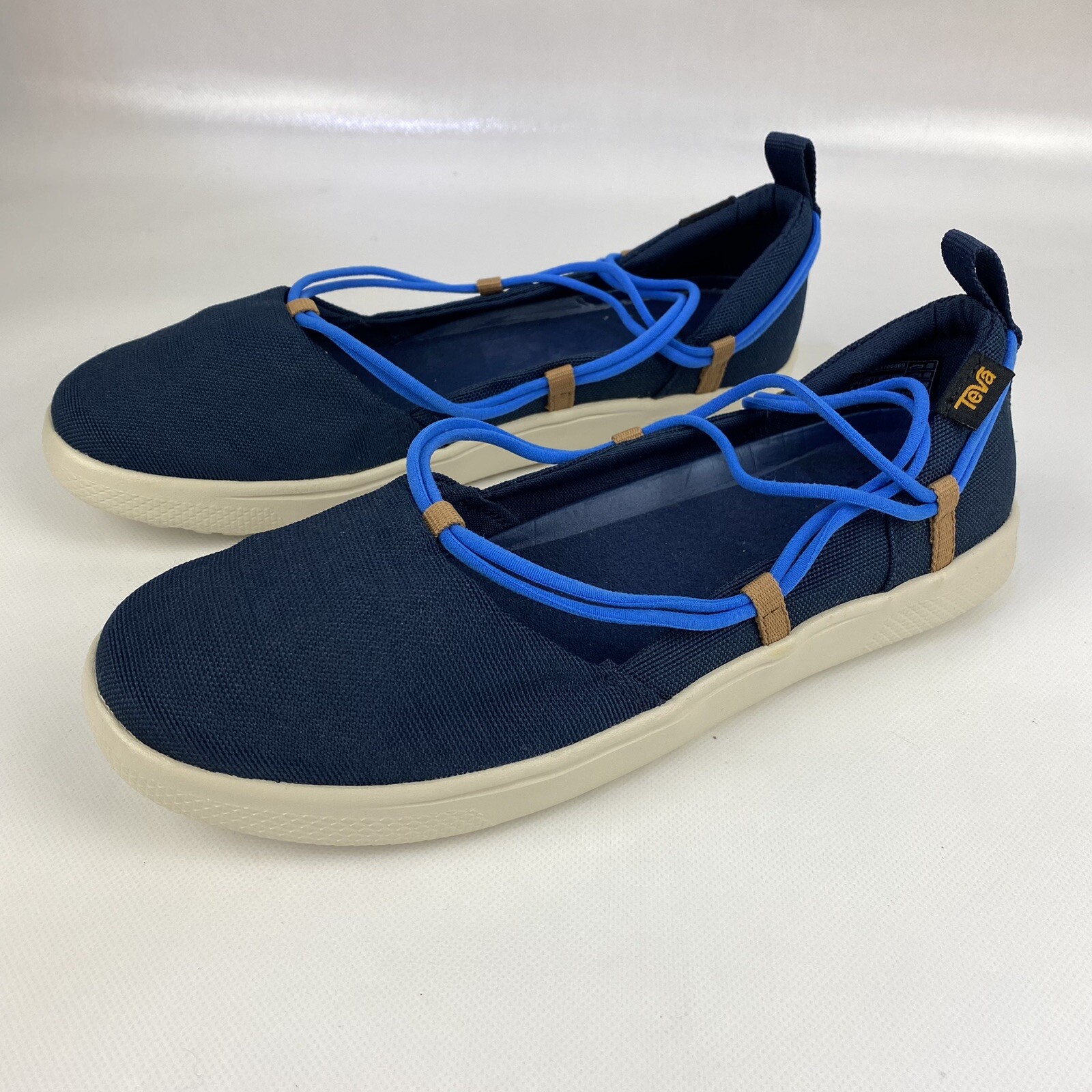 Teva Women Voya Infinity Blue Women Flats/Comfort Mary Jane Shoes Size ...
