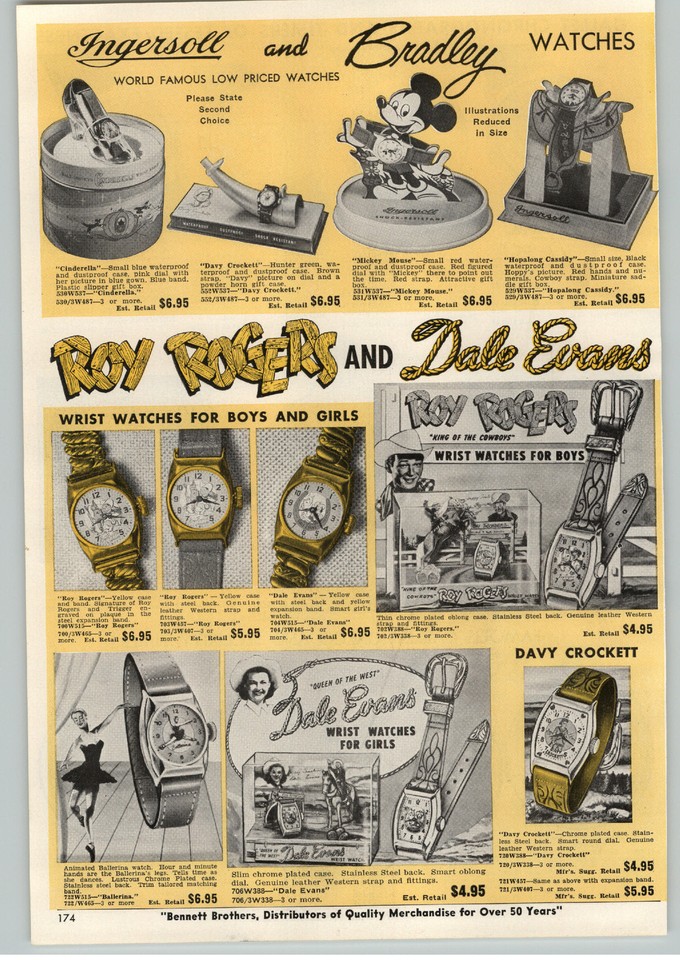 1957 PAPER AD Gallet Double Button Wrist Watch Chronograph Galco Pocket ...