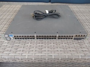 HP ProCurve 2848 44-Port GbE 4-Port RJ-45/SFP L3 Managed Network Switch ...