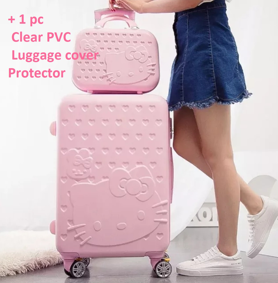 Set of Hello Kitty Trolley Suitcase Luggage carry on (U.S. Seller) | eBay