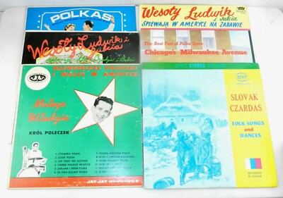 13 Polish POLKA LP 33 RPM RECORDS W Ludwik WOSLOSKI Wojnarowski STANKY ...