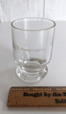 Vintage Eastern Airlines Clear Shot Glass w/ Logo AA91 | eBay