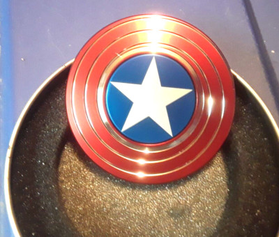 Captain America Shield Fidget Hand Spinner | eBay