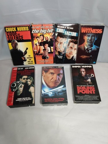 Action VHS Lot (6) Wesley Snipes Harrison Ford Chuck Norris + SEALED ...