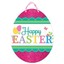amscan Happy Easter Hanging Egg Sign 11.5" x 9.25" Glitter Egg ...