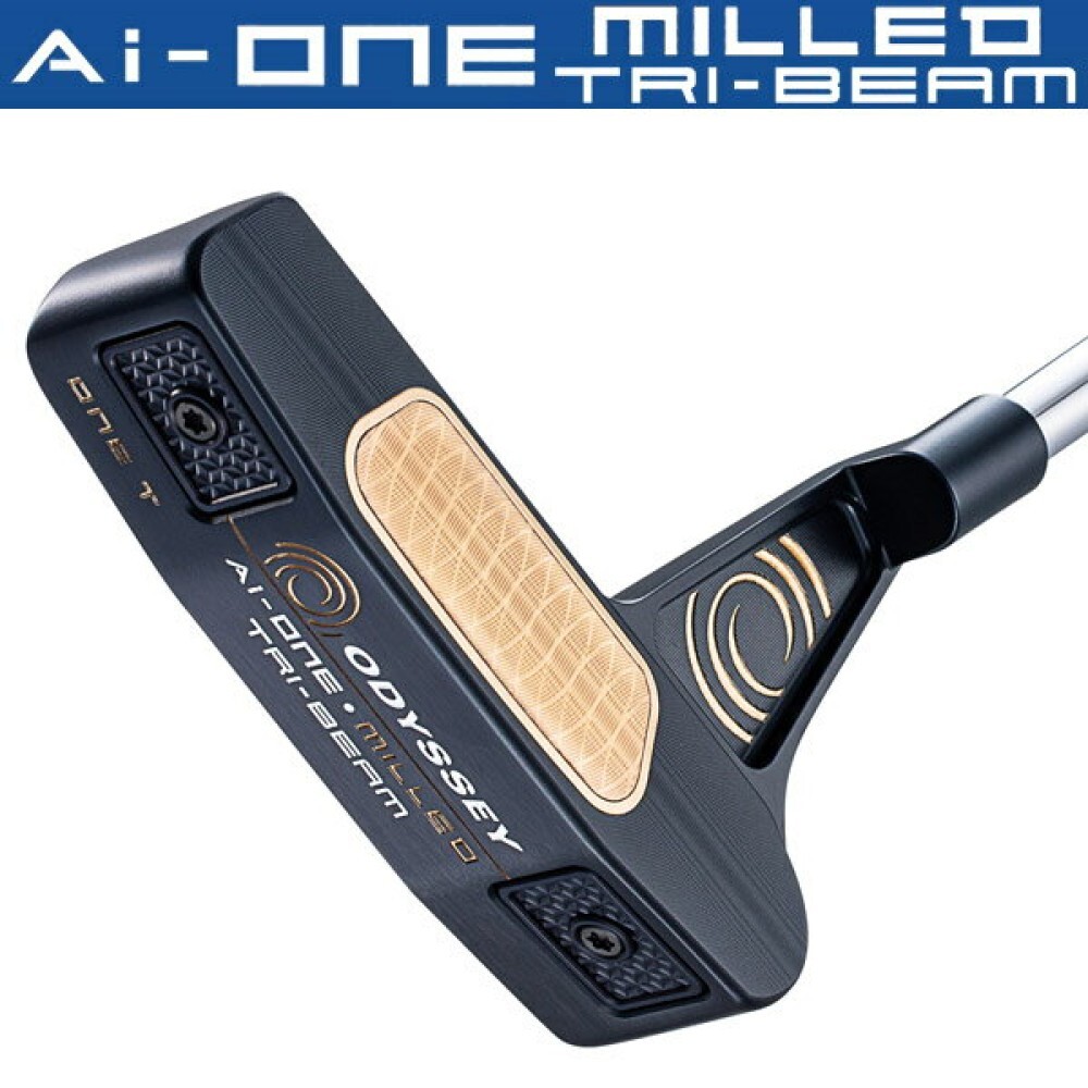 Odyssey Putter AI ONE MILLED TRI-BEAM 1T CH 34 ich STROKE LAB90 HC New ...