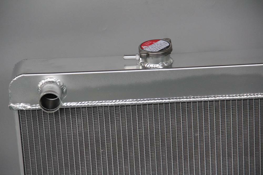 3 Row Aluminum Radiator for 1965-1967 1966 Pontiac LeMans Tempest GTO 5 ...