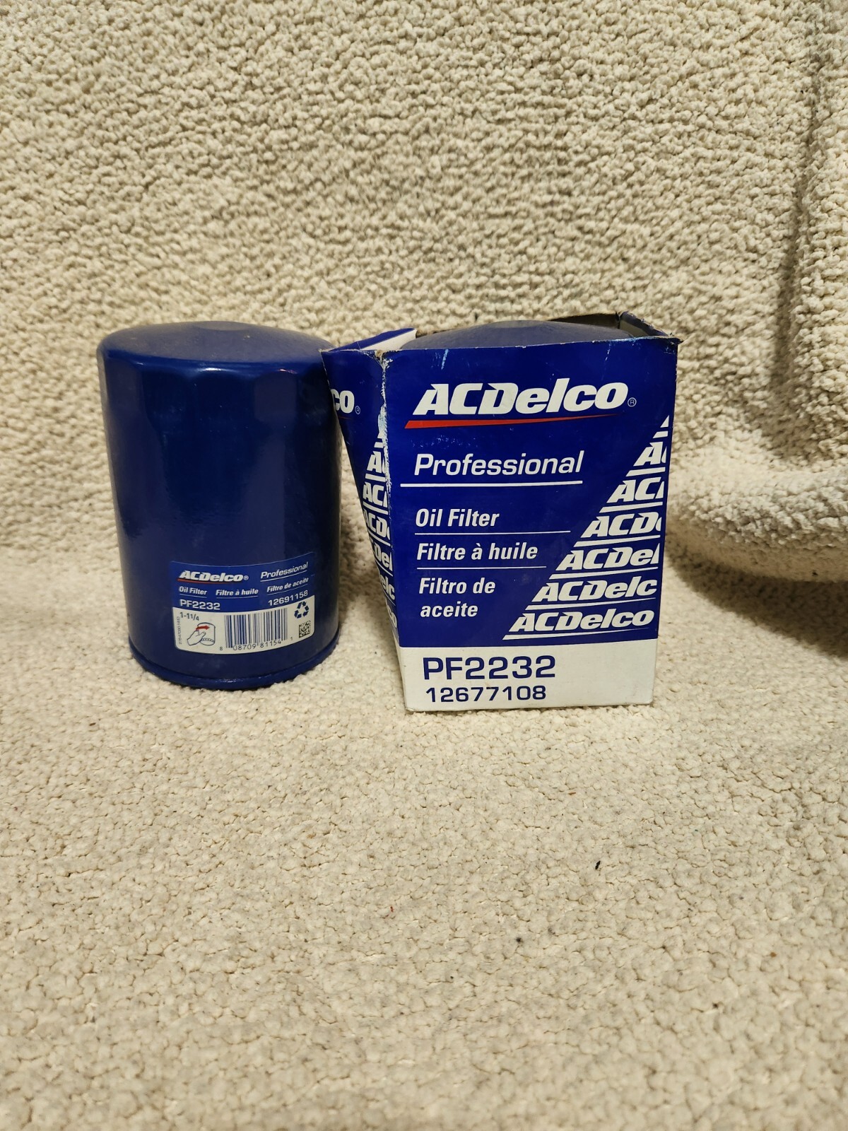 Genuine GM ACDelco Duramax Diesel Engine Oil Filter PF2232 PF2232F Set ...