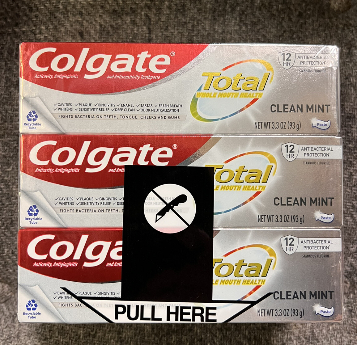 Colgate Total Clean Mint 3.3oz Each. 3 Boxes | eBay