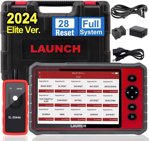 LAUNCH X431 CRP909E Pro Full System Diagnostic Tool OBD2 Scanner Key ...