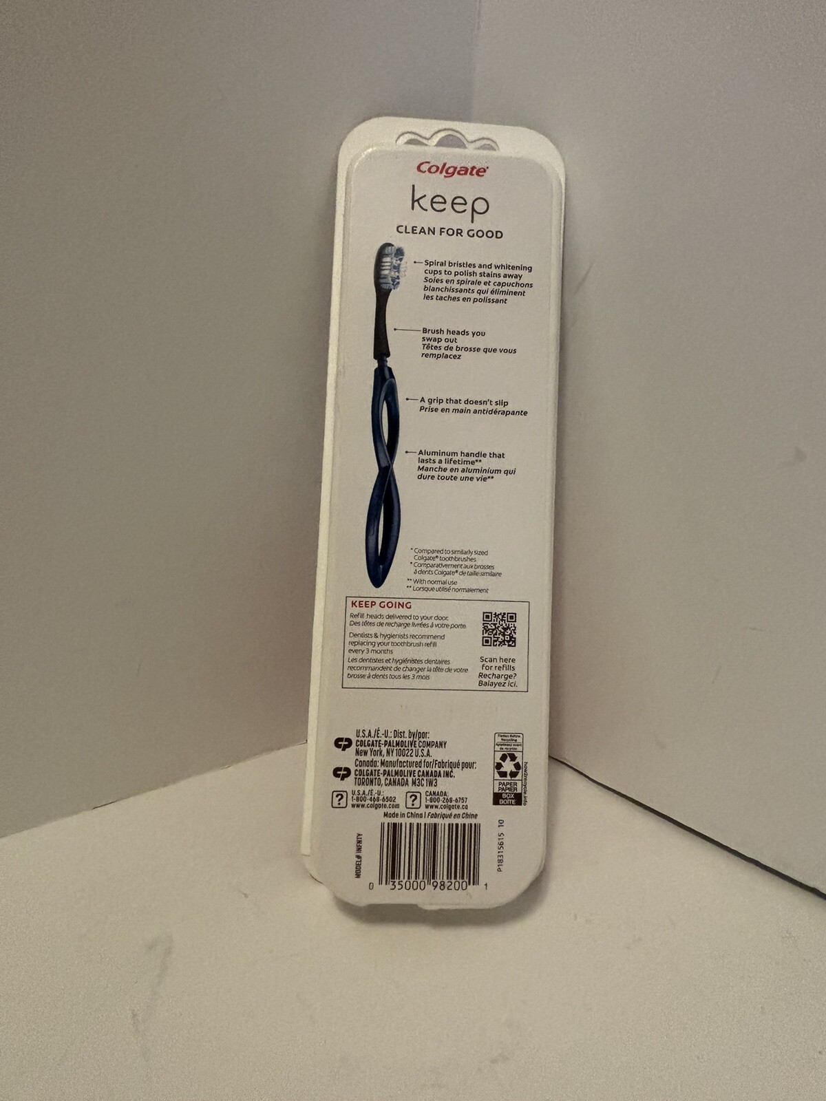 Colgate Keep Manual Toothbrush Whitening Starter Kit Blue | eBay