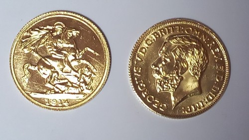 £1 ENGLISH SOVEREIGN 1914. ST. GEORGE. | eBay Australia