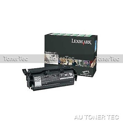 Lexmark Genuine T650A11P BLACK Return Program Toner Cartridge T650/T652 ...