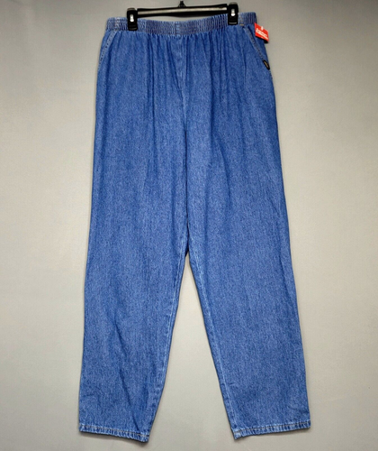 Chic Comfort Collection Blue Jeans Womens 18 Average Denim Elastic ...