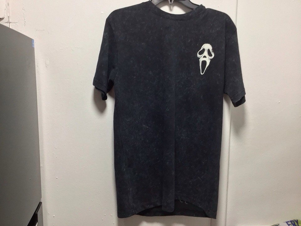 GhostFace T-Shirt Black New York Horror Movie Graphic Tee NWT Large | eBay