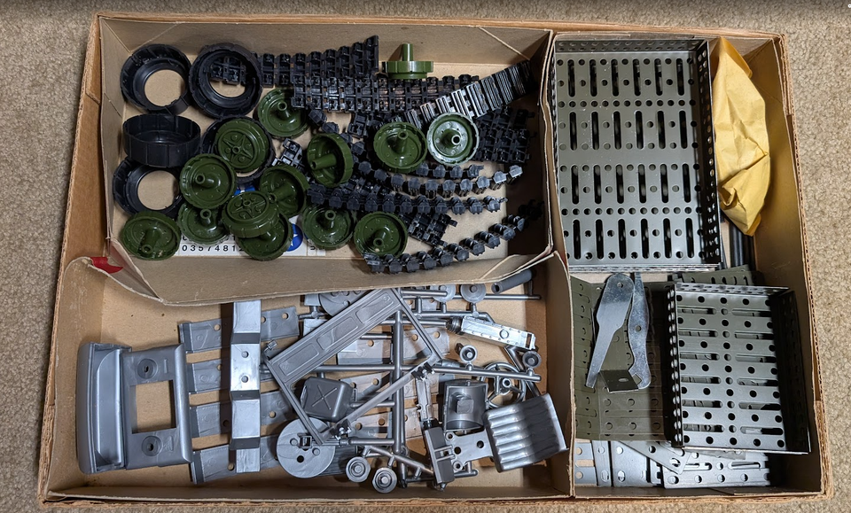 Vintage AC Gilbert Erector Constructor "5 in 1" # 10611 Military ...