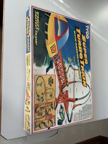 1988 Tyco "Super Turbo Train" Daredevil Jump HO Race Set (Open Box ...