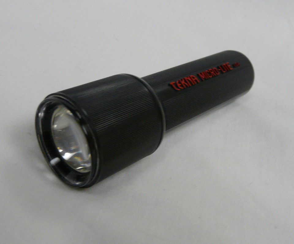 Vintage 80s TEKNA MICRO LITE Waterproof Pocket Flashlight T-1050 ~NEW ...