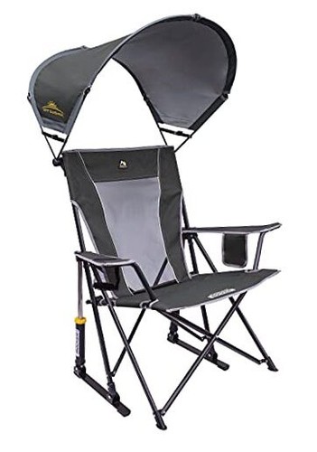 Sunshade Rocker Outdoor Rocking Chair with Canopy | eBay