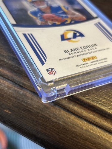 2024 Panini Certified Rookie Roll Call Blake Corum Auto #rrc-bcm RC /99 ...