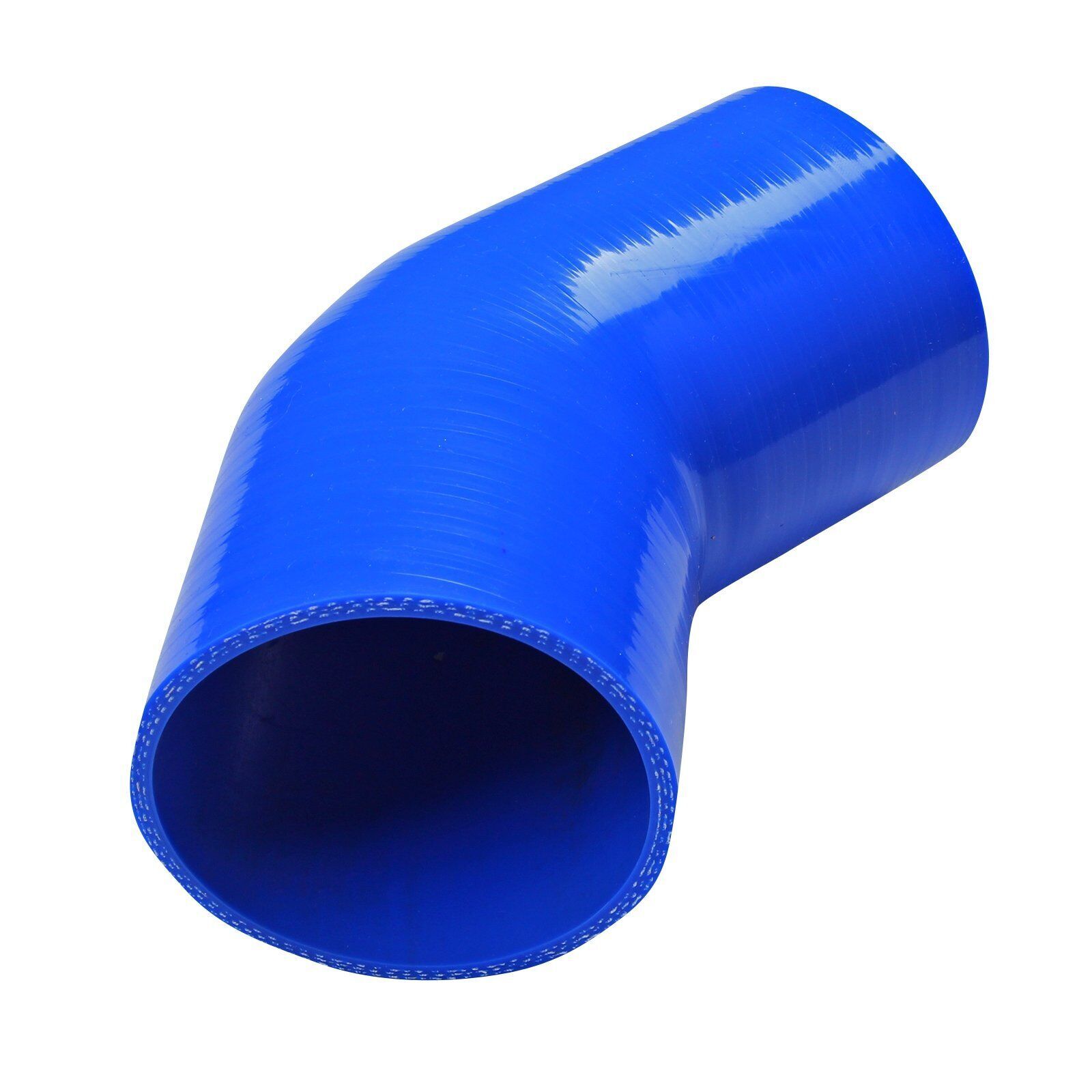 Blue 2.5" 63mm 45 degree Turbo/Intake/Intercooler 4-PLY Silicone ...