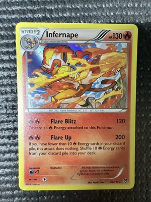 Infernape #20/114 Steam Siege Holo Rare Pokemon Card | eBay