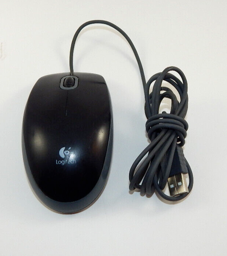 Logitech M-U0028 Black 3 Buttons USB Wired Optical Mouse | eBay