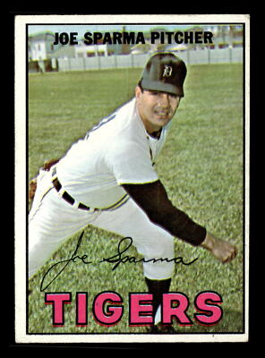 Joe Sparma 1967 Topps #13 Detroit Tigers Very Good | eBay