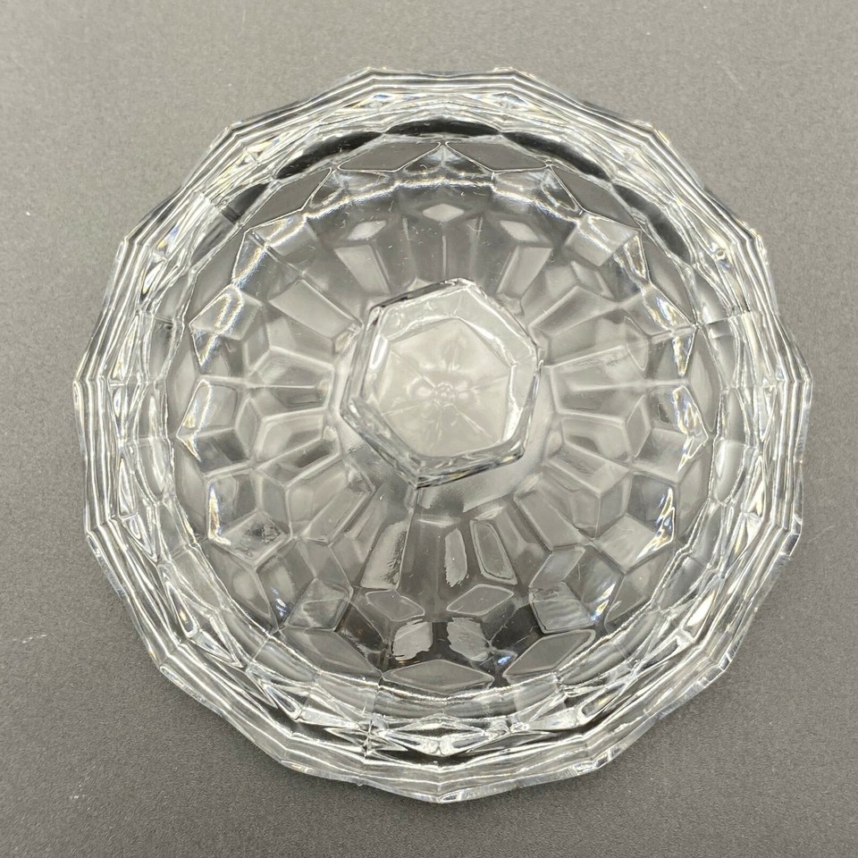Fostoria American Covered Jelly Compote 7" Pedestal Dish Vintage | eBay