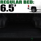 Topline For 2019-2021 Silverado/Sierra 1500 6.5' Rubber Truck Bed Mat ...